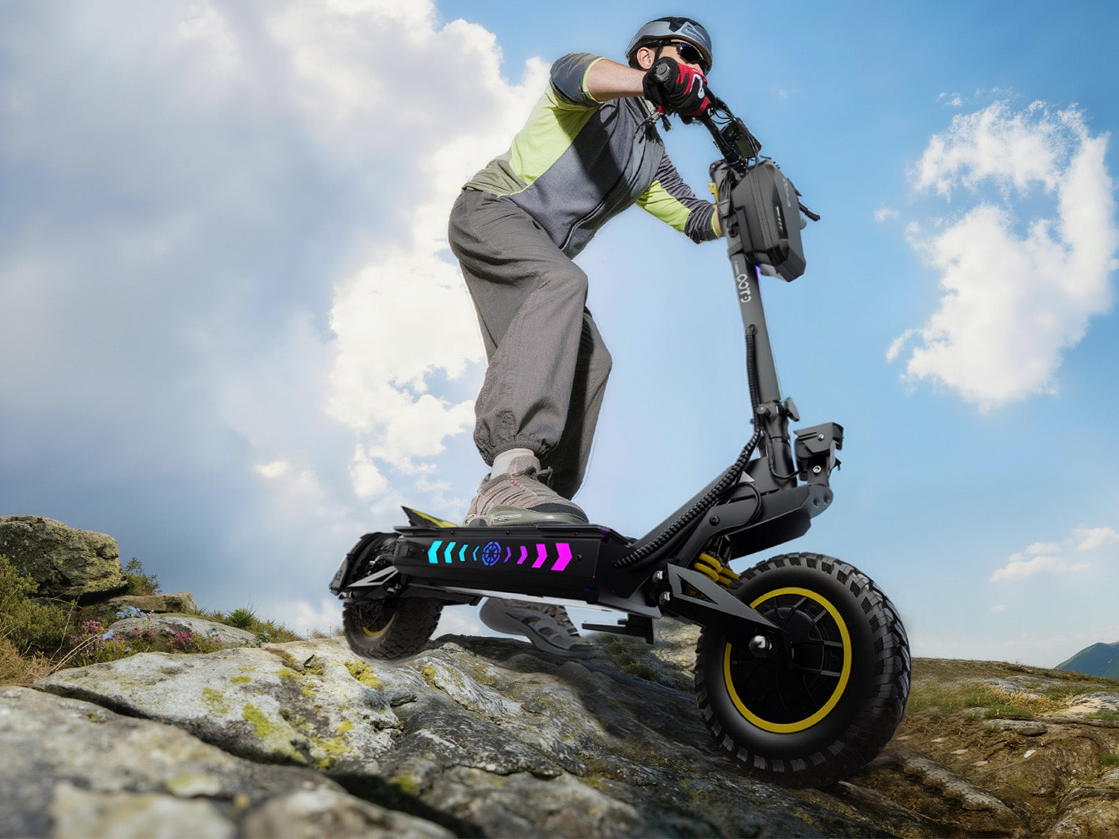 T10 Pro Dual Motor Electric Scooter – 52V 2600W Power, 11” Tires, Long ...