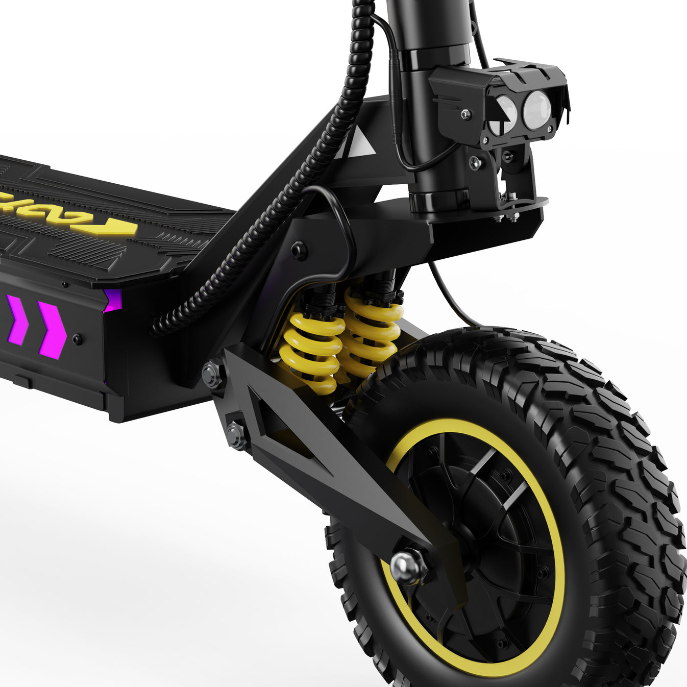 T10 Pro Dual Motor Electric Scooter – 52V 2600W Power, 11” Tires, Long ...